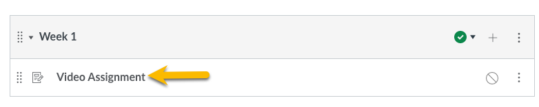 Create a Canvas Studio assignment for video or audio submissions ...