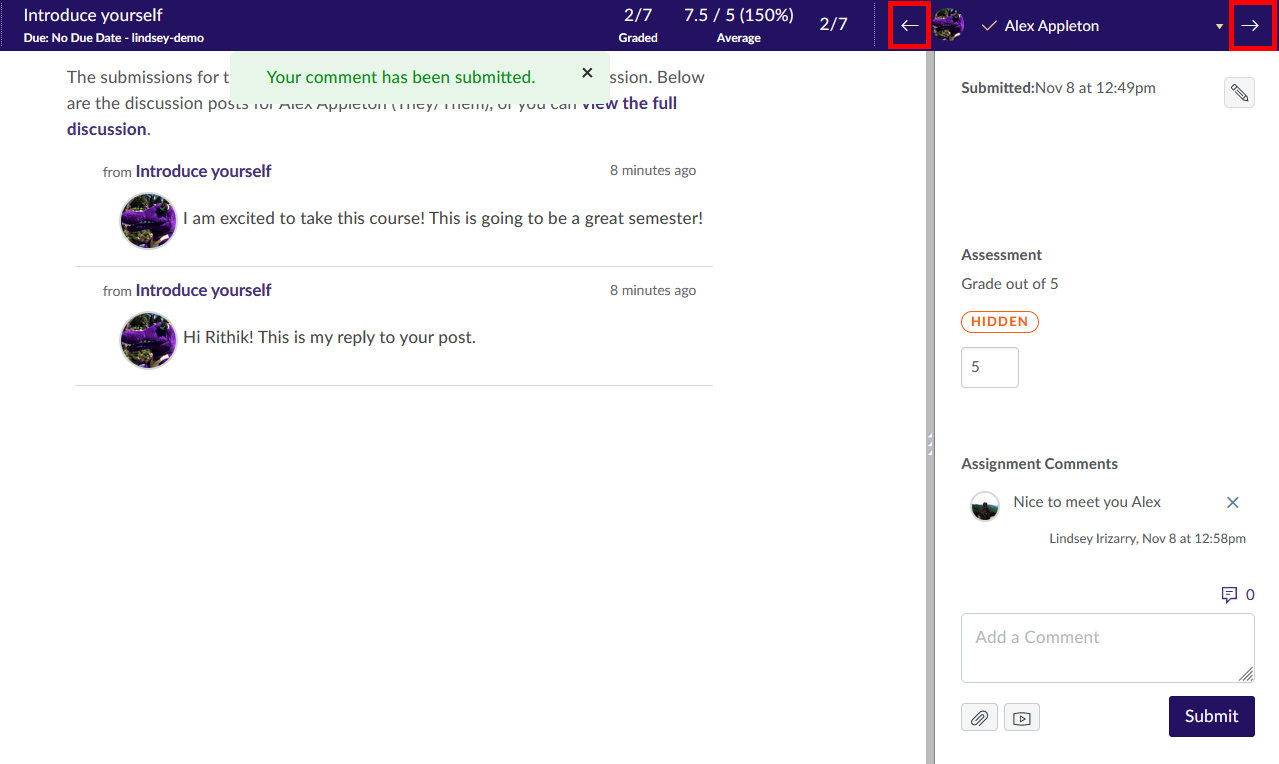 Grading a Discussion – Academic Technology Help Center