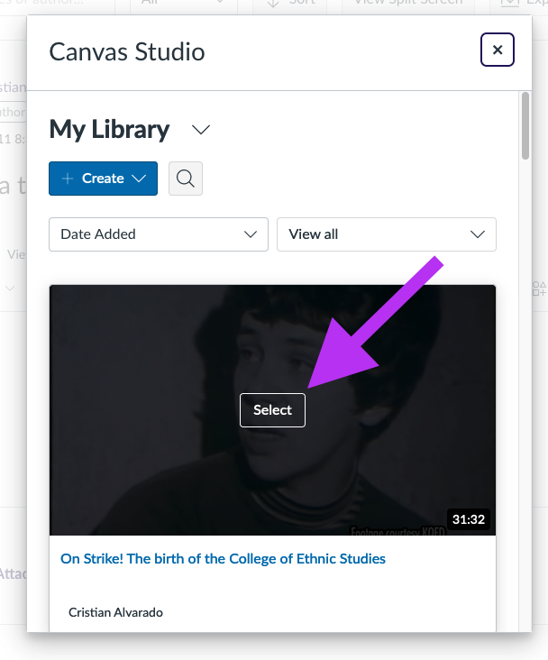 Add a Canvas Studio video to a discussion post – Academic Technology Help Center