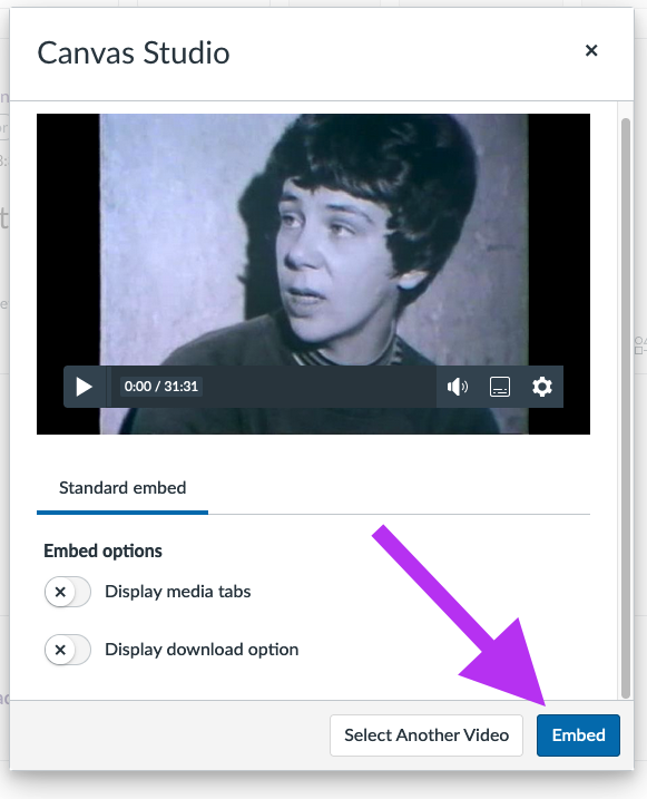 Add a Canvas Studio video to a discussion post – Academic Technology Help Center